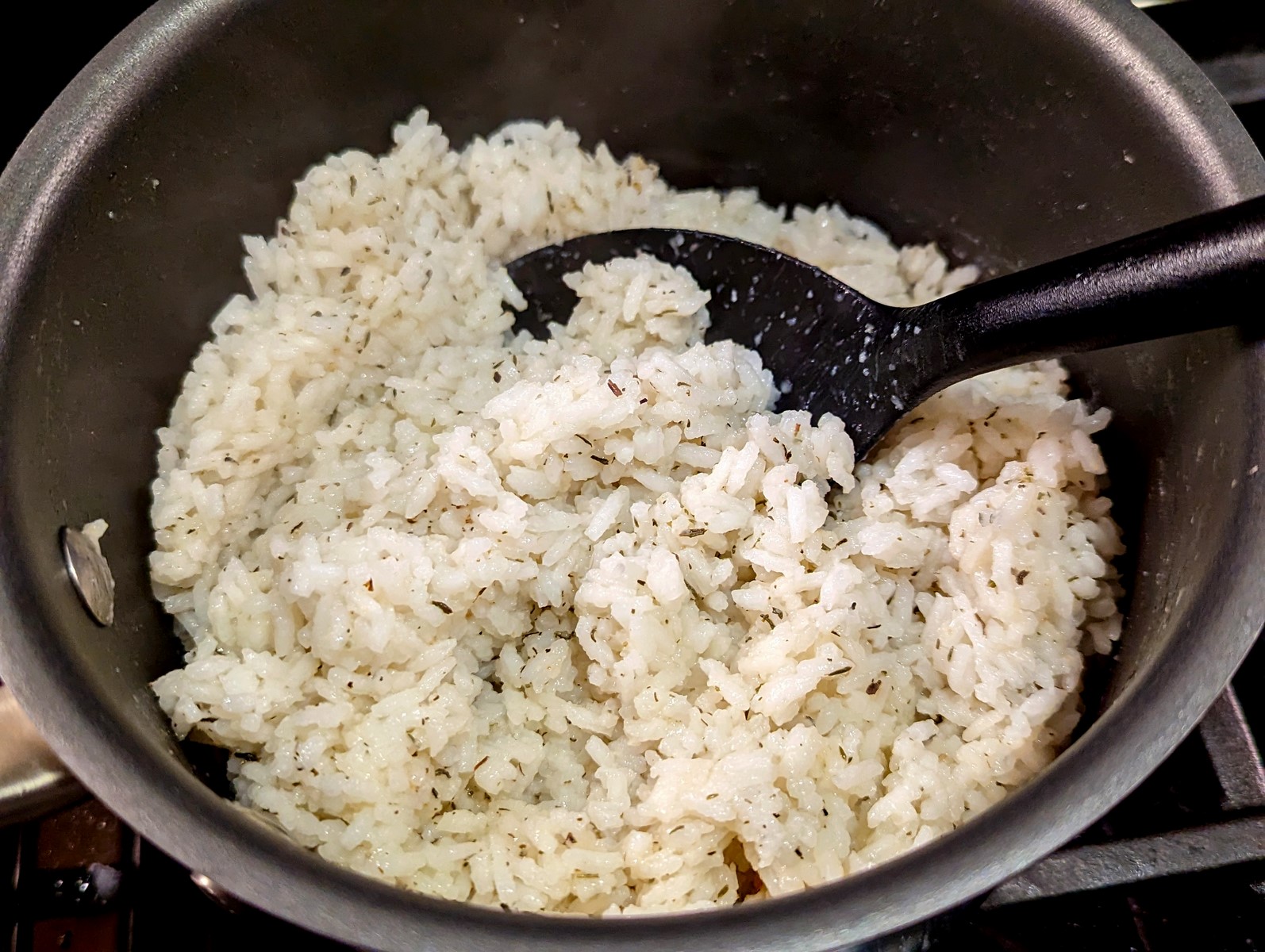 Garlic Butter Cod with Thyme Seasoned Rice