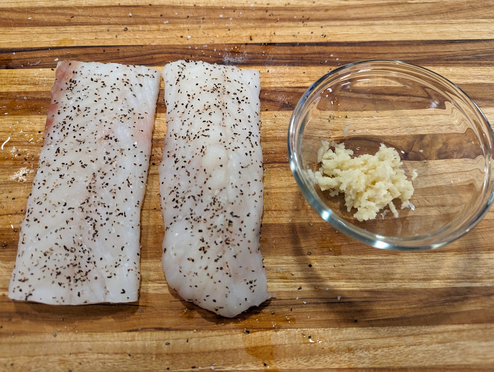 Garlic Butter Cod with Thyme Seasoned Rice