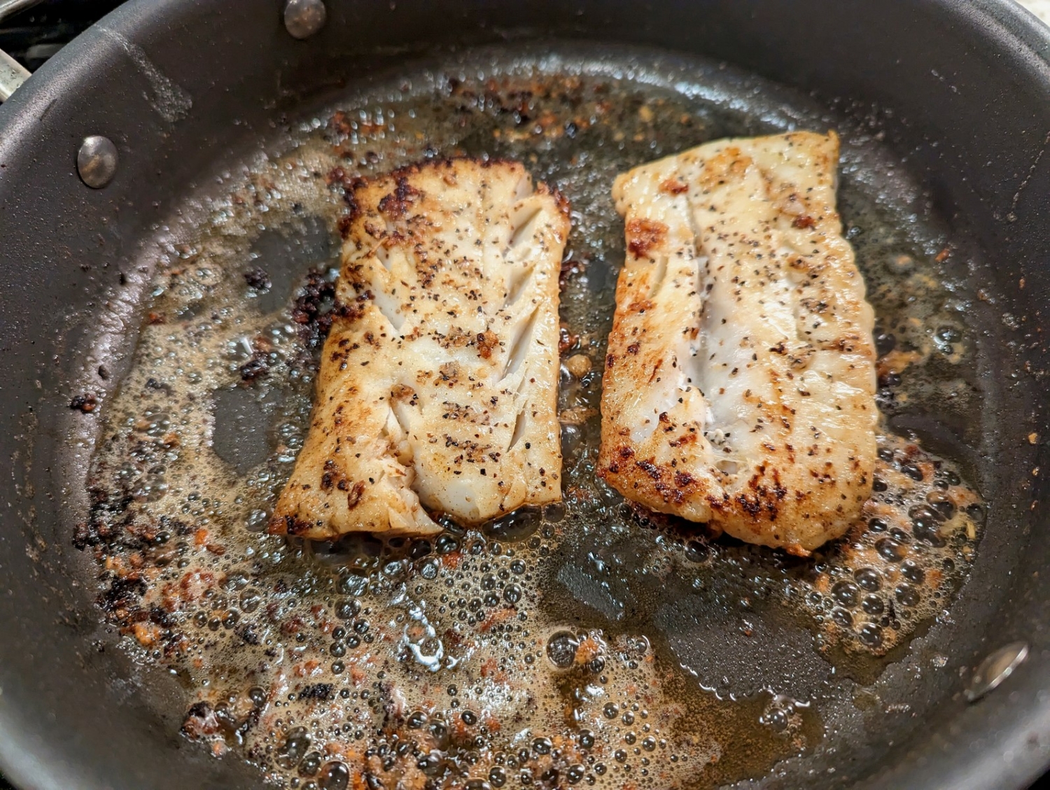 Garlic Butter Cod with Thyme Seasoned Rice