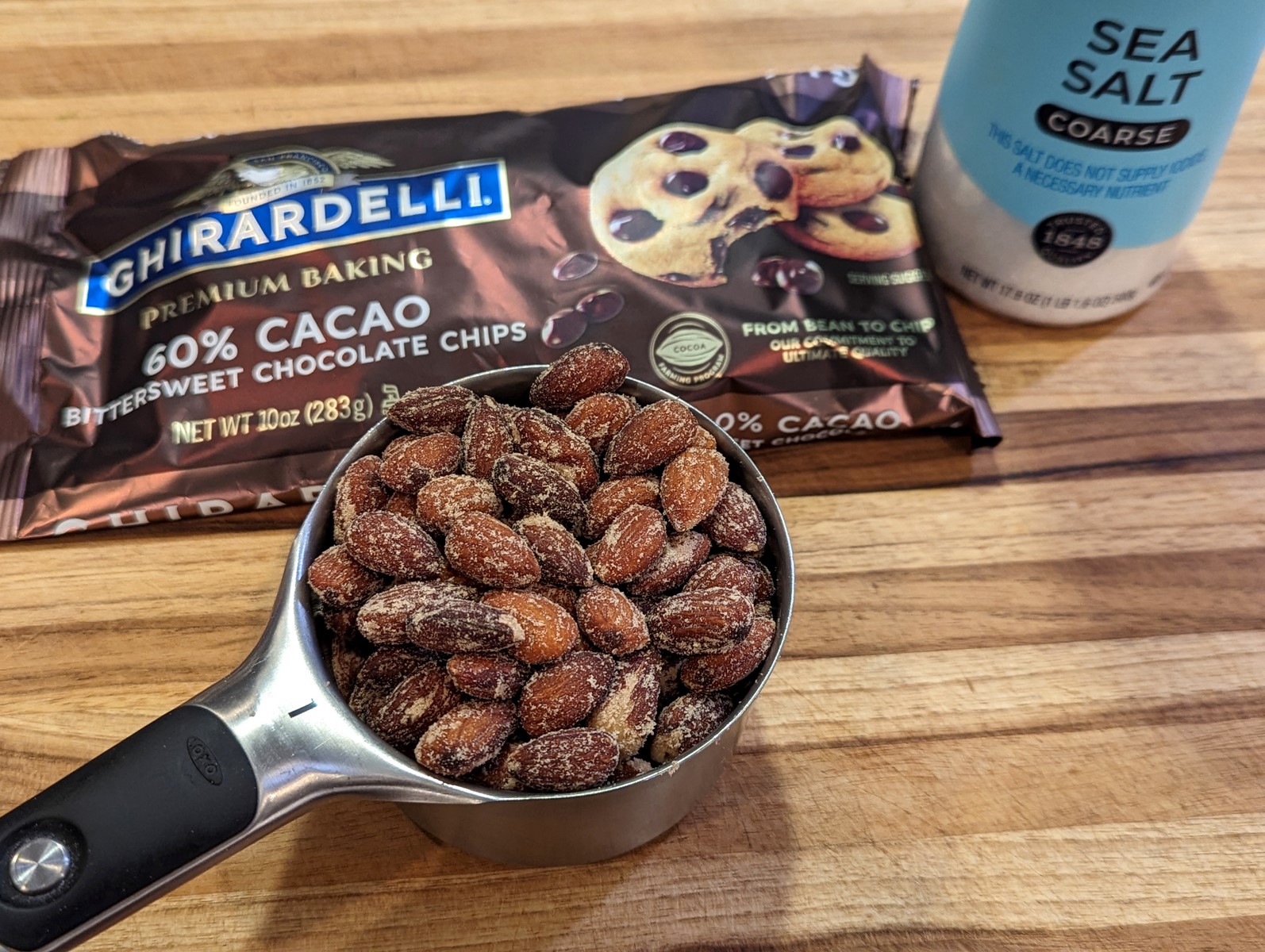 Dark Chocolate Smokehouse Almond Rocks - Cooking Chris