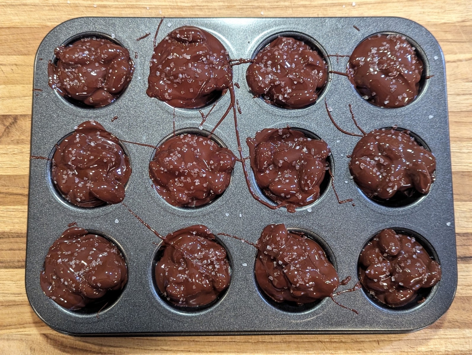 Dark Chocolate Smokehouse Almond Rocks - Cooking Chris