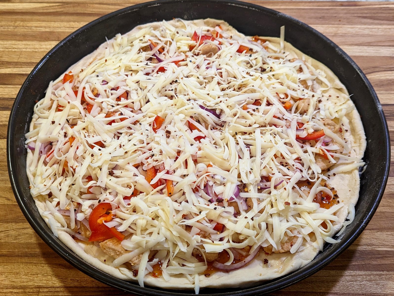 Thai Chicken Basil Pizza - Cooking Chris