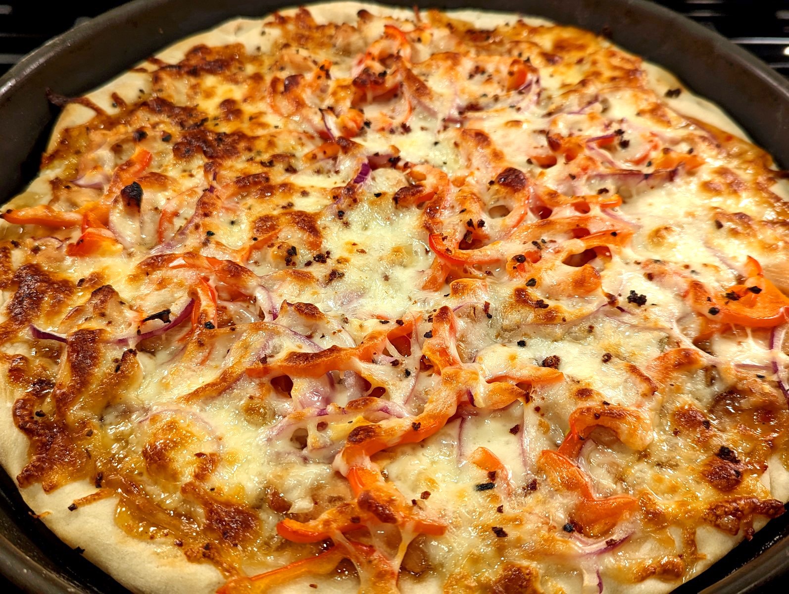 Thai Chicken Basil Pizza - Cooking Chris