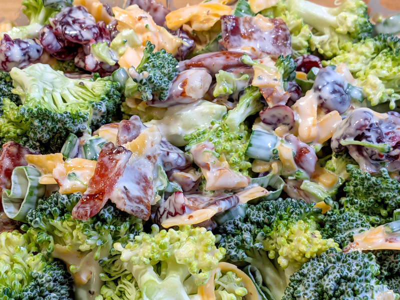 Loaded Broccoli Salad - Cooking Chris